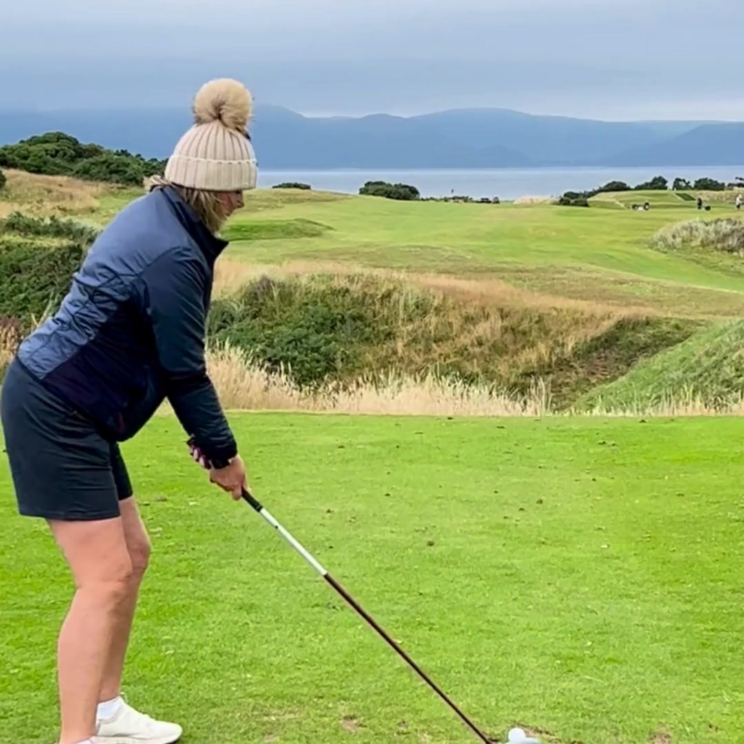 Golfing on The Isle of Arran – Mairead Hume Harris Tweed Golf Collection