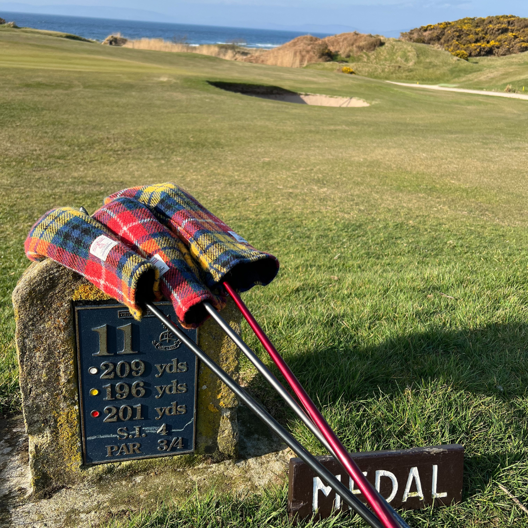 Golfing on The Isle of Arran – Mairead Hume Harris Tweed Golf Collection