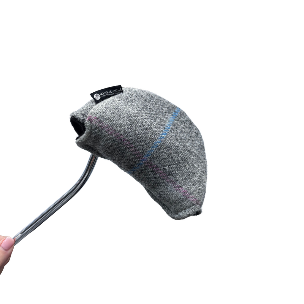 Mallet Golf Putter Cover with Magnet Closure in Harris Tweed® – Mairead ...