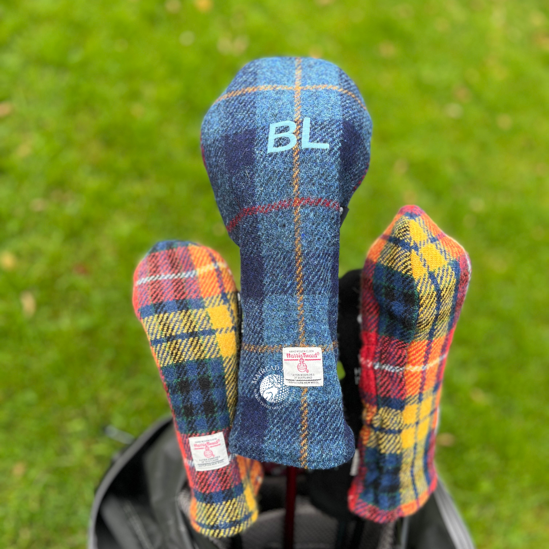 Golf Club 3 Wood Headcover in Harris Tweed® – Mairead Hume Harris Tweed ...