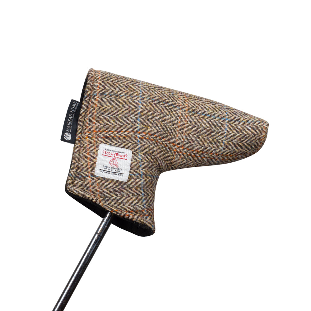 Golf Blade Putter Cover with Magnetic Closure in Harris Tweed ...